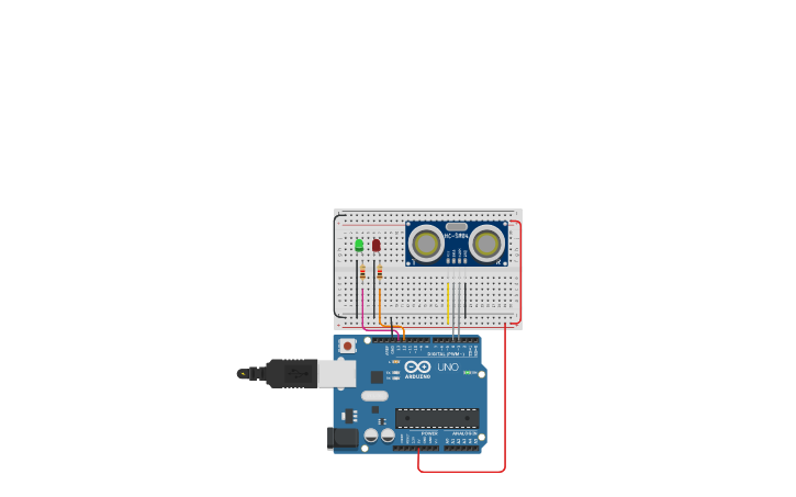 Circuit design Final Activity - Connect 2 LED to Ultrasonic distance ...