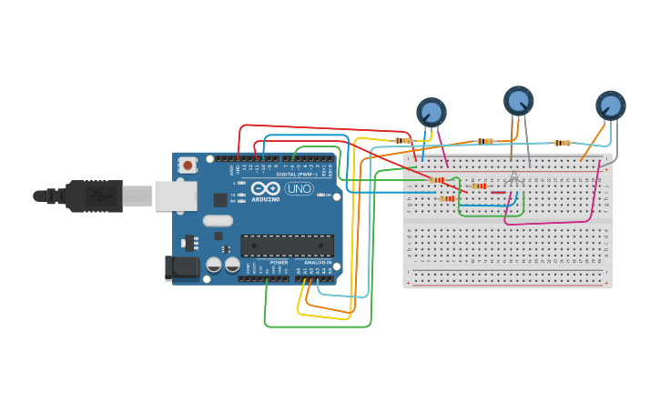 Circuit Design Recosana Raphael Activity 1 Rgb And 3 Potentiometer Tinkercad