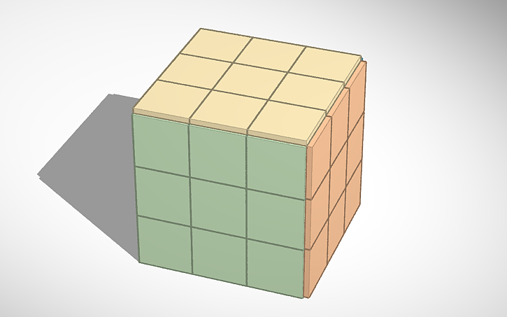 3D design cubo - Tinkercad