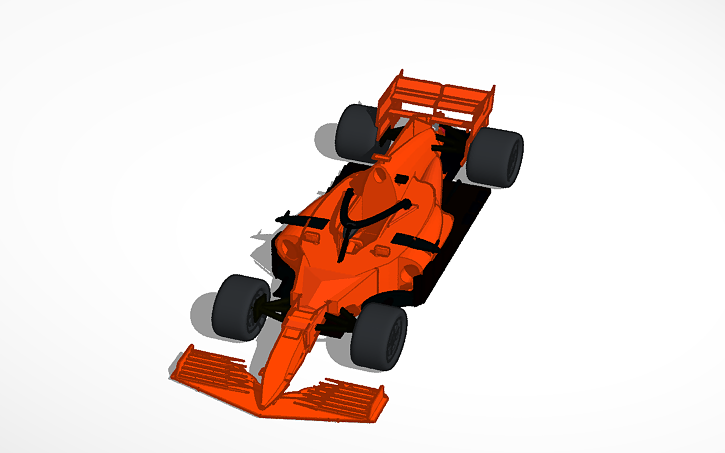 3D design F1 2019 spec front wing - Tinkercad