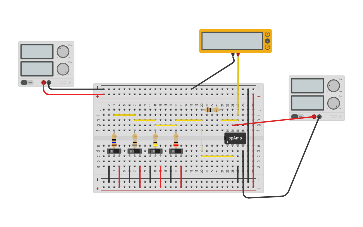 Circuit Design Dac Tinkercad