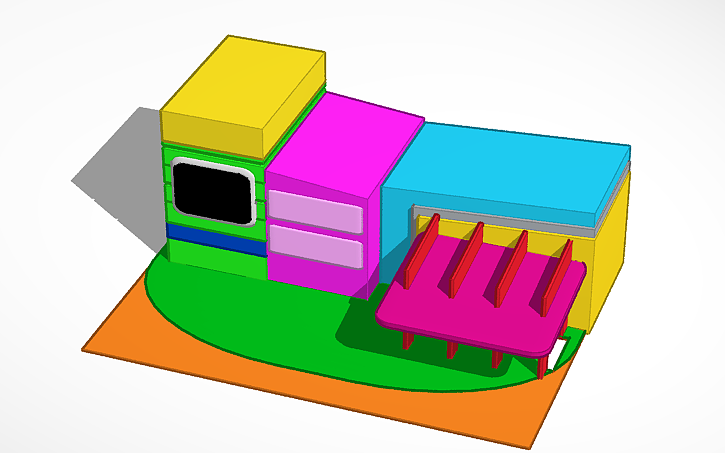 3D design Desain A Mall city Ibas 6B | Tinkercad