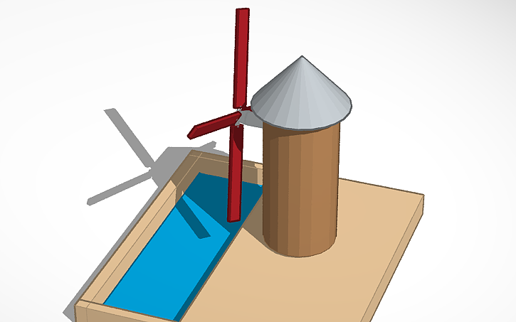 3D design whirl tower | Tinkercad
