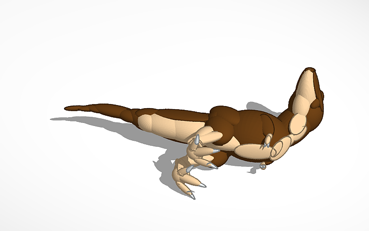 3D design accurate t-rex | Tinkercad
