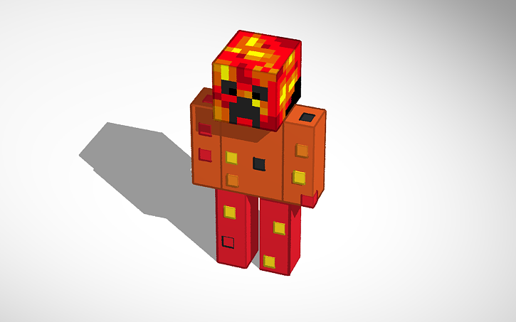 3D design Lava Creeper - Tinkercad
