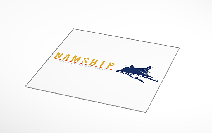 3D design Namship - Delivering napalms since 2083 - Tinkercad