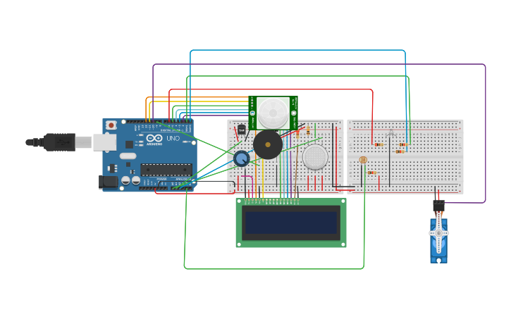 Circuit design Alarm_buzzer | Tinkercad