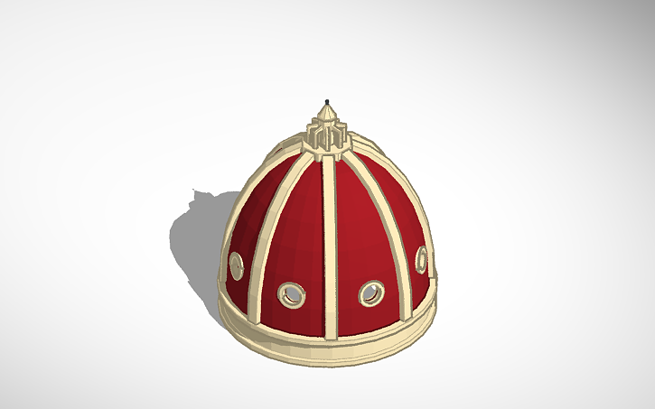 3D design Dome - Tinkercad