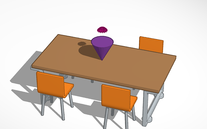 3D design table | Tinkercad