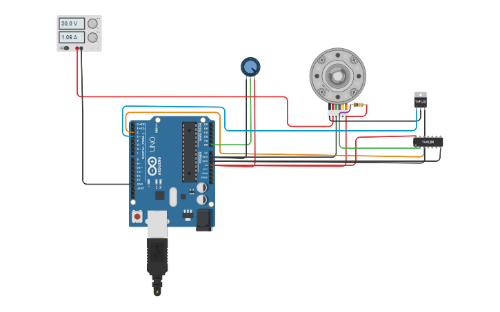 Circuit design Copy of DC MOTOR PID CONTROL - Tinkercad