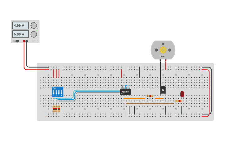 Circuit Design Practica Td Alex Rezcala Attiny Tinkercad 
