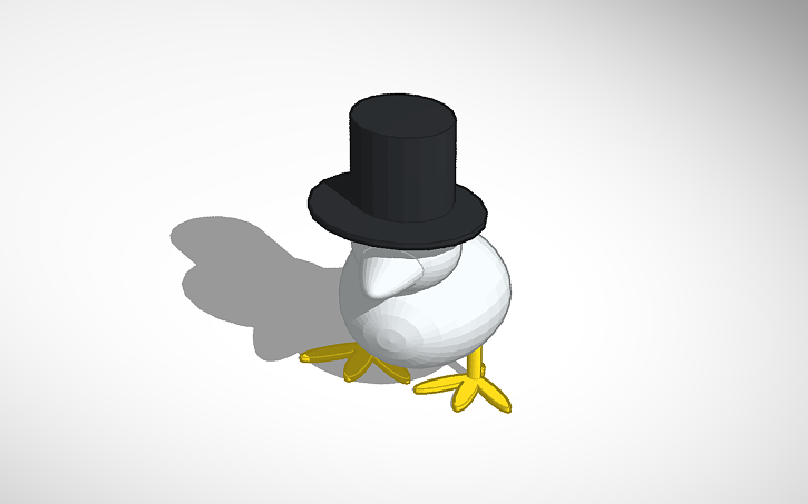 3D design Da Duck - Tinkercad