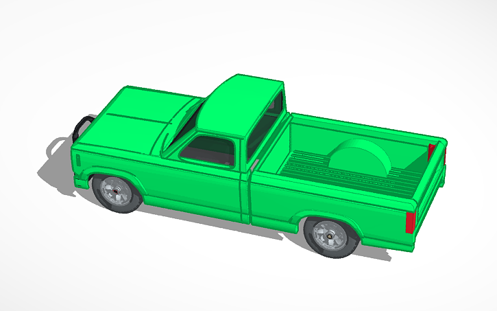3D design 1987 Ford Ranger Pickup - Tinkercad