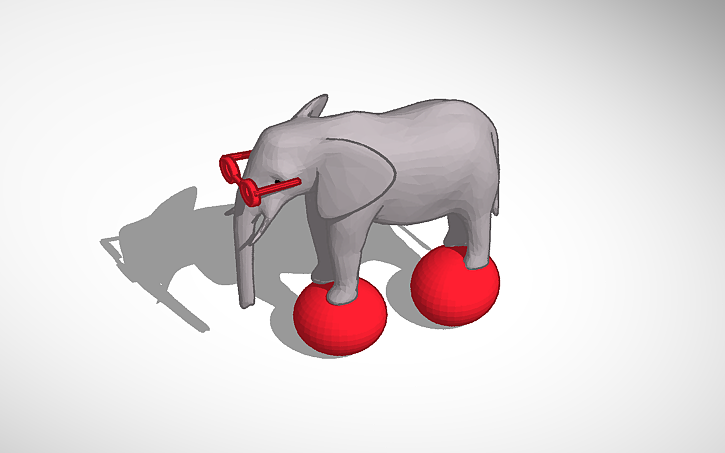 3D design Elephant. - Tinkercad