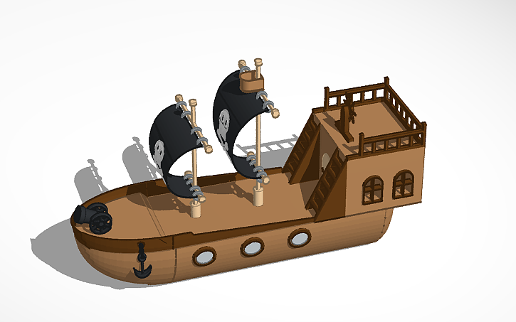 3D design pirate - Tinkercad