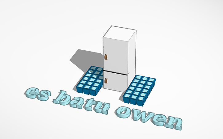 3D design es batu owen - Tinkercad