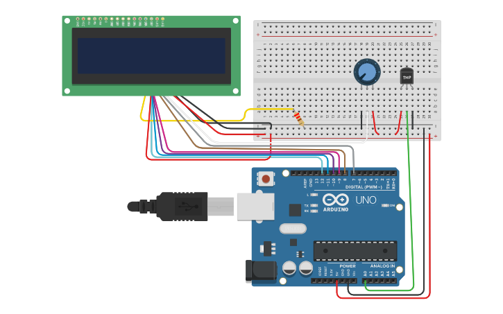 Circuit design Montagem 8 | Tinkercad