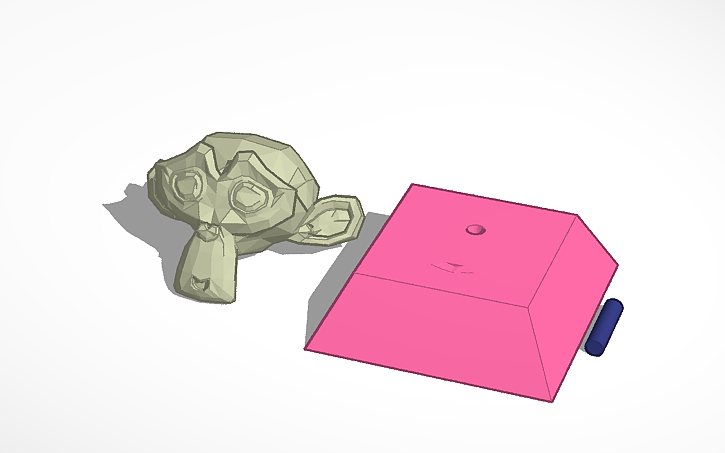 3D design Monkey - Tinkercad