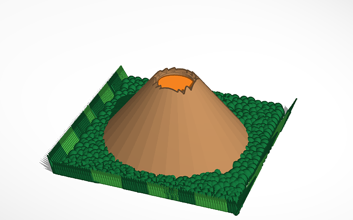 3D design Waverly Volcano - Tinkercad