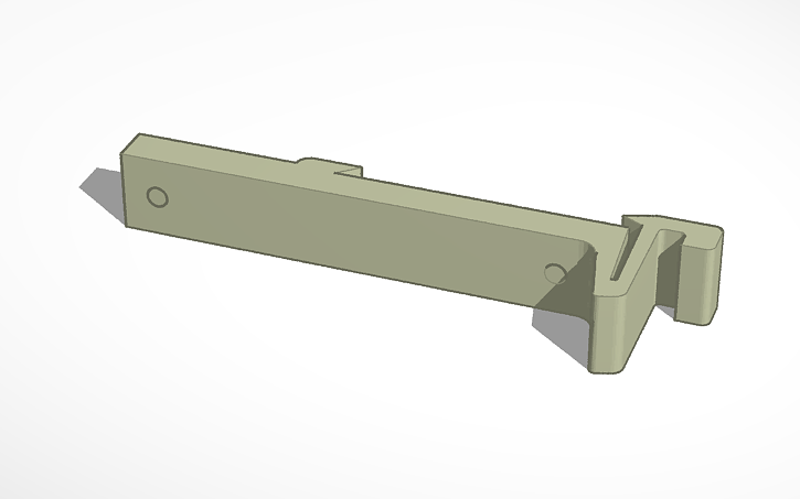3D design Din Rail 35mm - Tinkercad