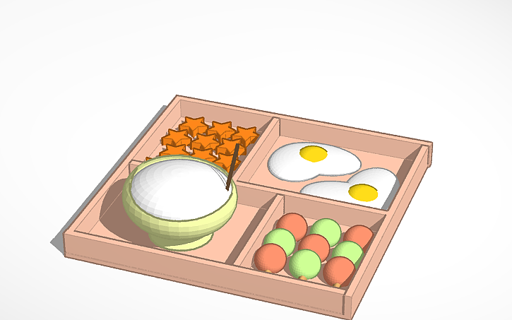 3D design Bento | Tinkercad