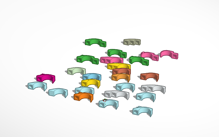 3D design Slope Curved - Tinkercad