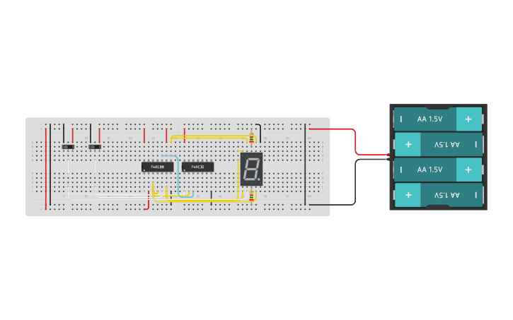Circuit design "nice" AOI 7-Seg "Samuel Isse" - Tinkercad