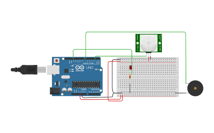Circuit design MotionDetector_by_JawadAmin_Arman | Tinkercad