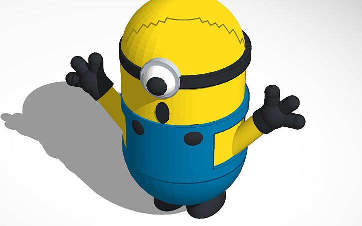 3D design Minion | Tinkercad