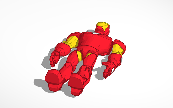 3D design Flexi Disney Infinity IronMan - Tinkercad