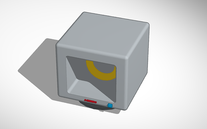 3D design Sonic Item Box - Tinkercad