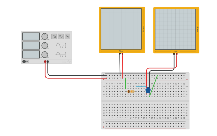 Circuit design Low Pass Filter - Tinkercad Circuit design Low Pass Filter - Tinkercad