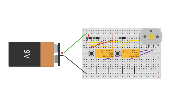 Circuit design Inversos de Giro DPDT 8 Pines_Santos | Tinkercad