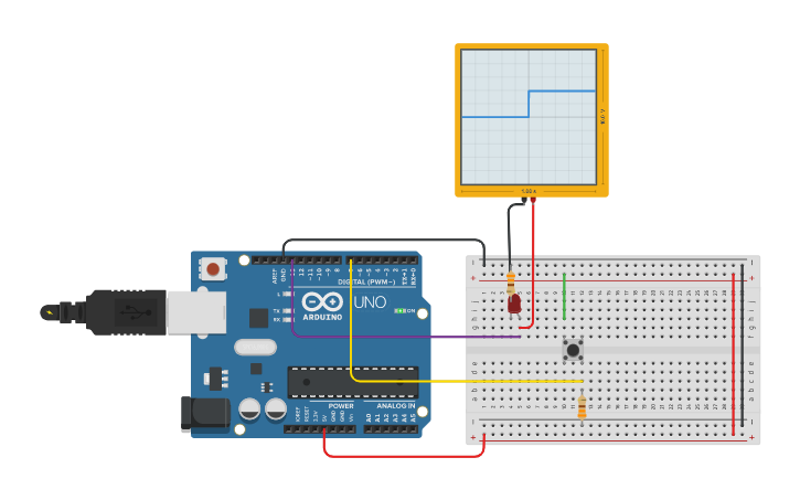 Circuit design CIRCUITO 2 (PULLUP) | Tinkercad