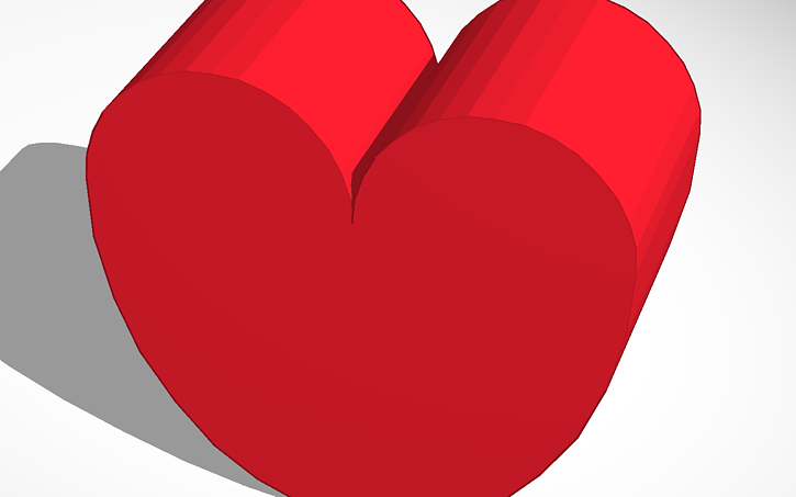 3D design Heart - Tinkercad