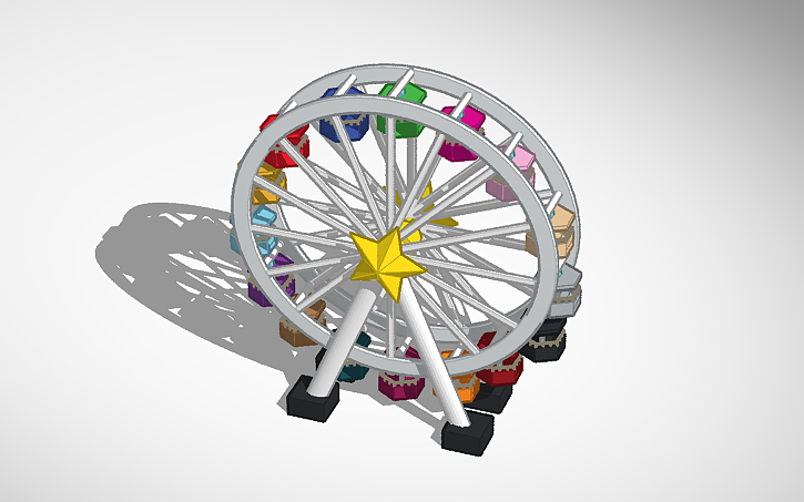 3D design Vòng xoay - Tinkercad