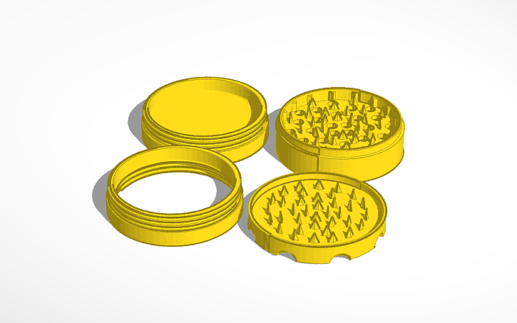 3D design Grinder - Tinkercad