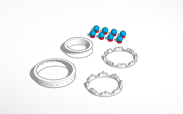 3d Design 22mm Ball Bearing For Fidget Spinner Tinkercad