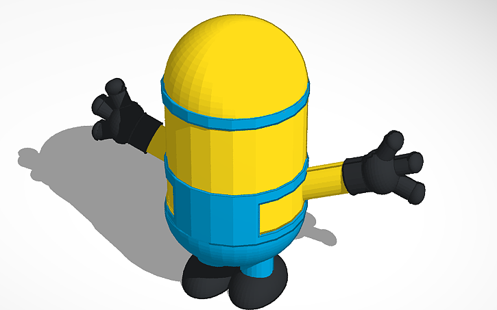 3D design minion - Tinkercad