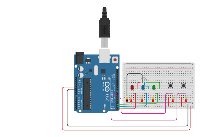 Circuit design RGB_sandwich | Tinkercad