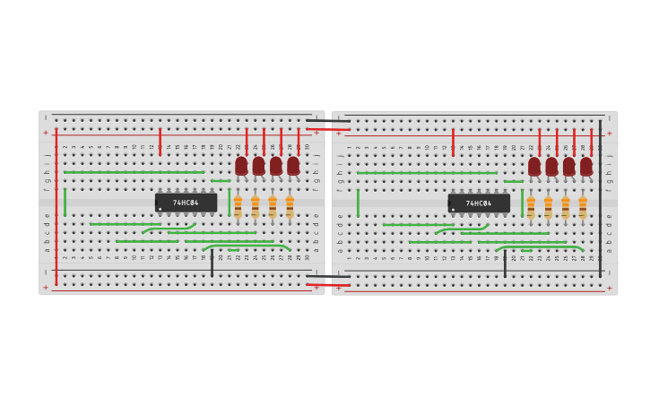 Circuit design LED boards | Tinkercad