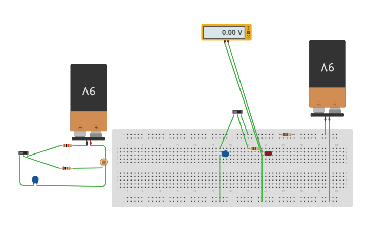 Circuit design TinkerCAD Practical 6 New - Tinkercad