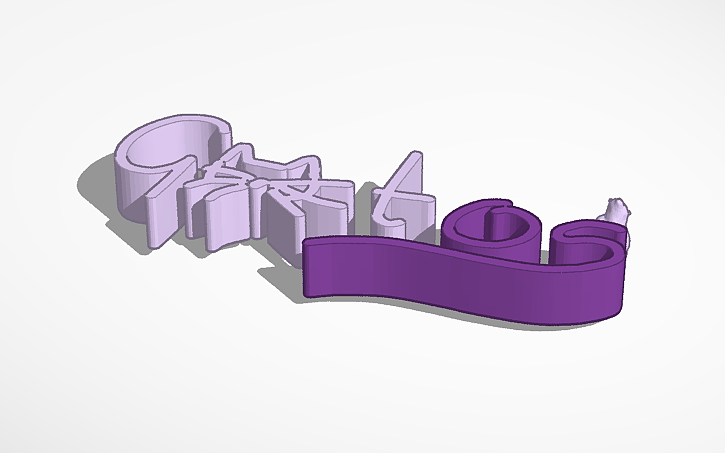 3d Design Logo Proyecto Talleres Tinkercad 
