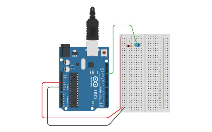 Circuit design Lesson 1 (C++) - Tinkercad