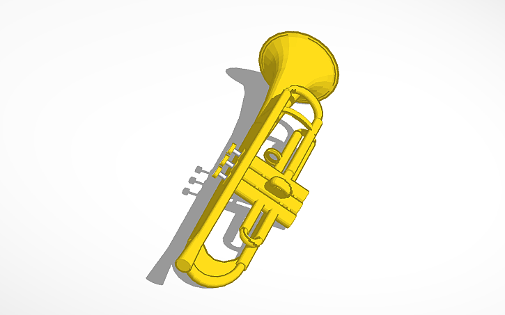 3D design Custom Trumpet Design | Tinkercad