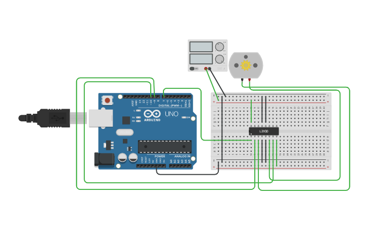 Circuit design EXP2 Task2 - Tinkercad
