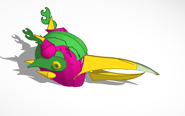 3D design Mask Head Template | Tinkercad