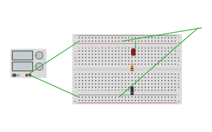 Circuit design Challenge 5 Diode | Tinkercad