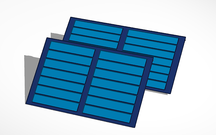 3D design PLACA SOLAR - Tinkercad