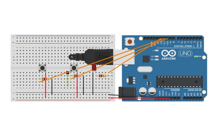 Circuit design logic gate - Tinkercad